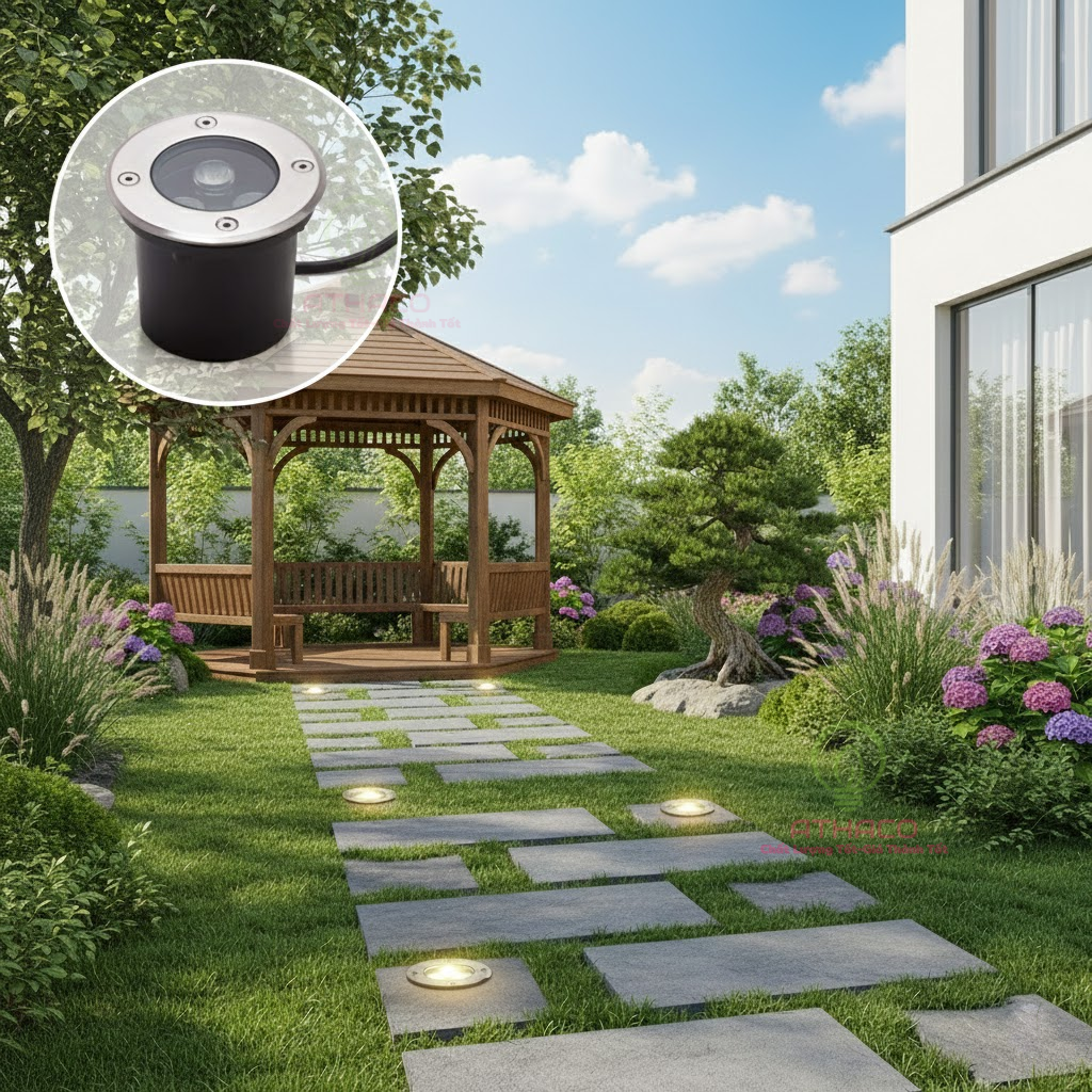Đèn âm đất tròn SMD - Công suất 1W/50W | Athaco